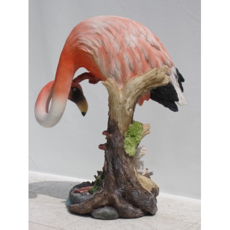 Statue Flamant rose